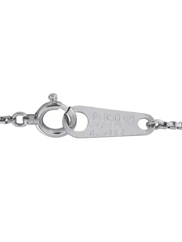 LB EXCLUSIVE Platinum Diamond Heart Pendant Necklace