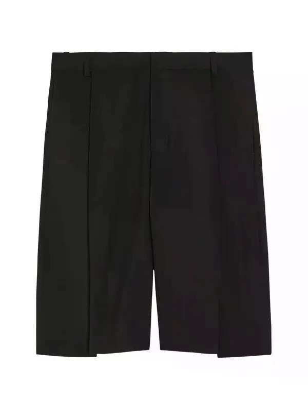 Casablanca Pleated Tailored Shorts - Black