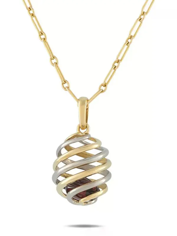 CARTIER Round Pendant Necklace - Gold