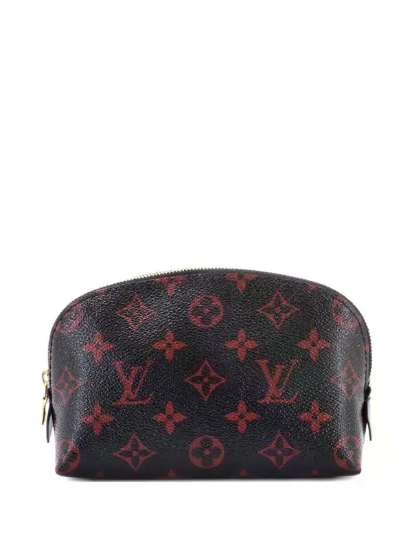 LOUIS VUITTON Cosmetic Monogram Tomette Canvas Pm Pouch - Black