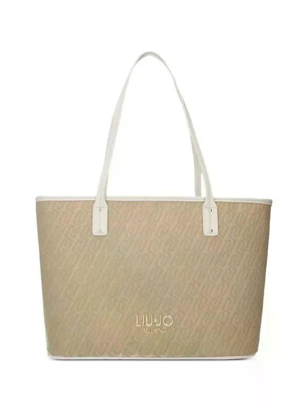 Liu Jo Logo Pattern Zip Bag
