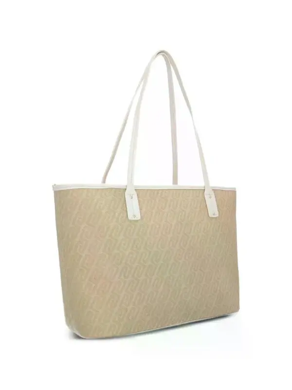 Liu Jo Logo Pattern Zip Bag
