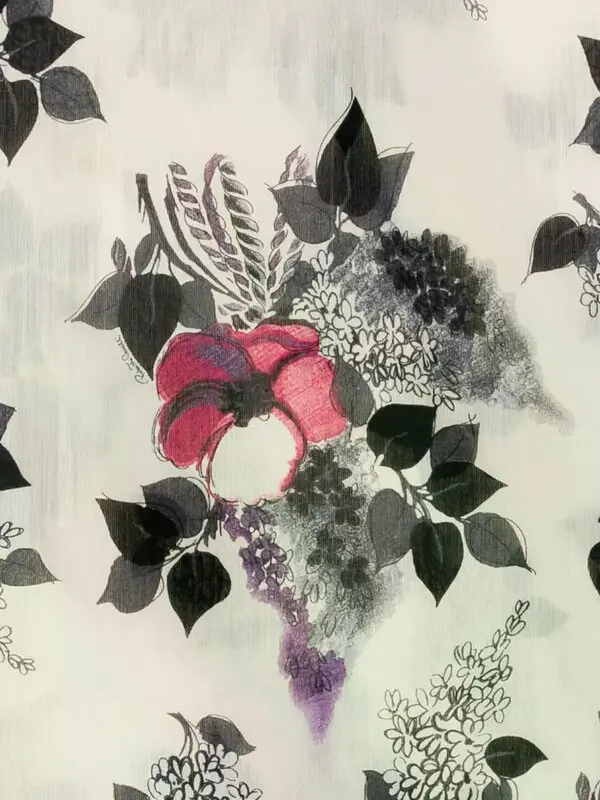 Roberto Cavalli Floral-print Fringed Scarf