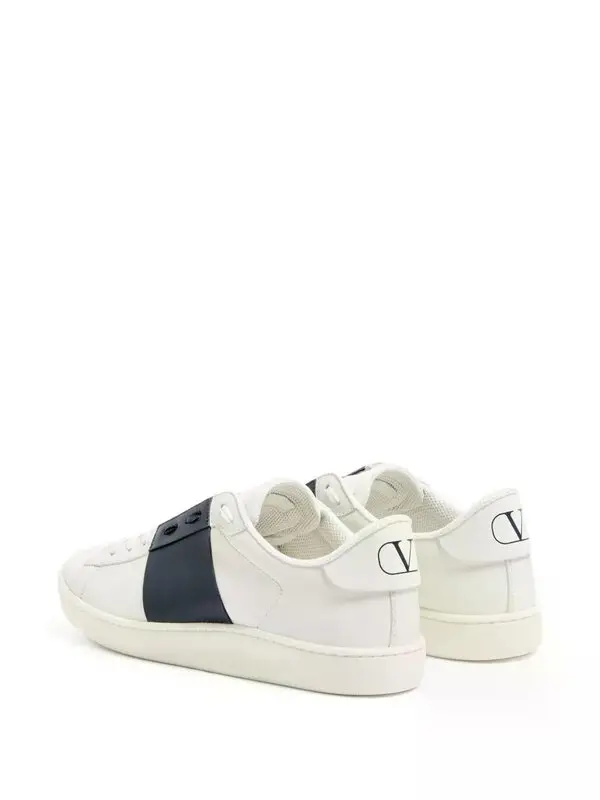 Valentino Garavani Open Royco Sneakers In Nappa Calfskin - White