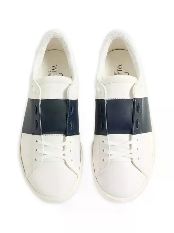Valentino Garavani Open Royco Sneakers In Nappa Calfskin - White