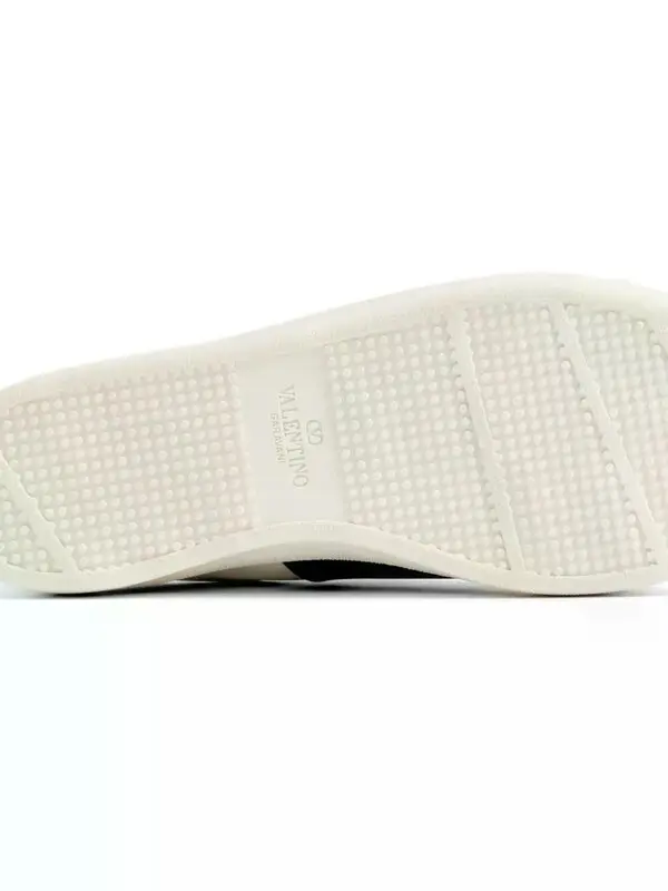 Valentino Garavani Open Royco Sneakers In Nappa Calfskin - White