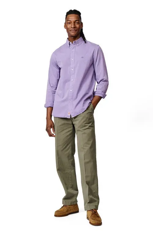 AUBIN Hessle Long Sleeve Relaxed Fit Shirt - Lilac