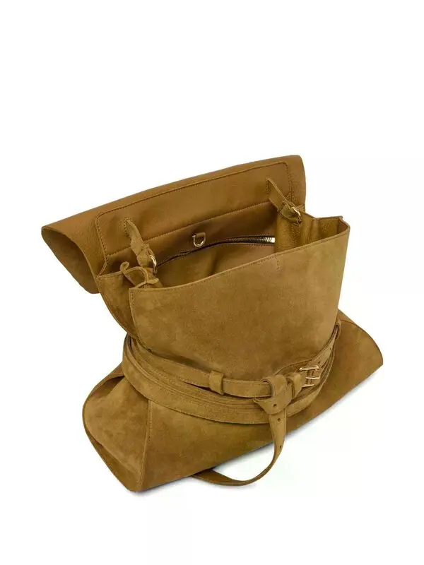 Moschino Leather Tote Bag - Neutrals