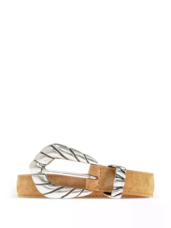 IRO PARIS Baby Embella Suede Belt - Neutrals