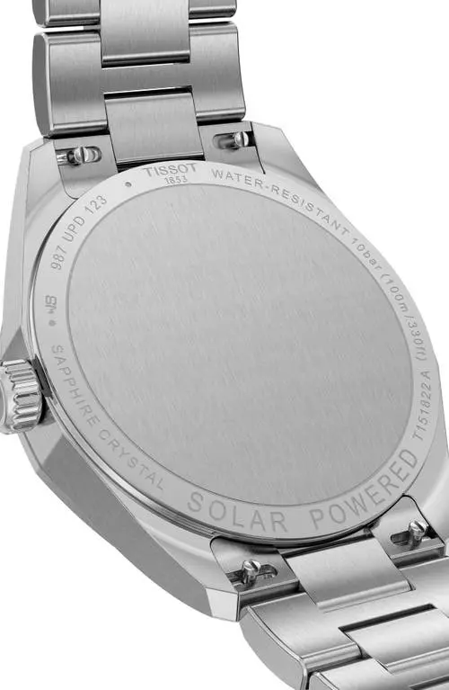 TISSOT Prc 100 Solar Two-tone Bracelet Watch - No Color