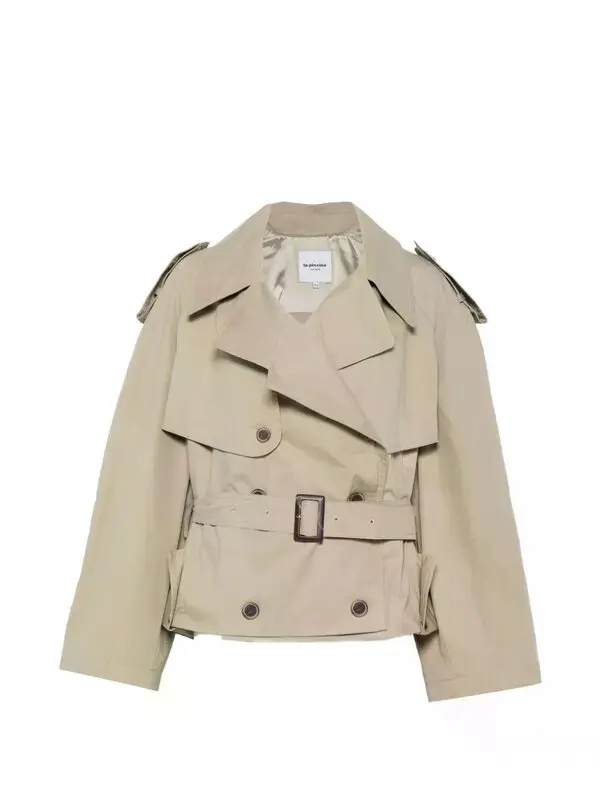 LA PISCINE Belted Epaulettes Jacket