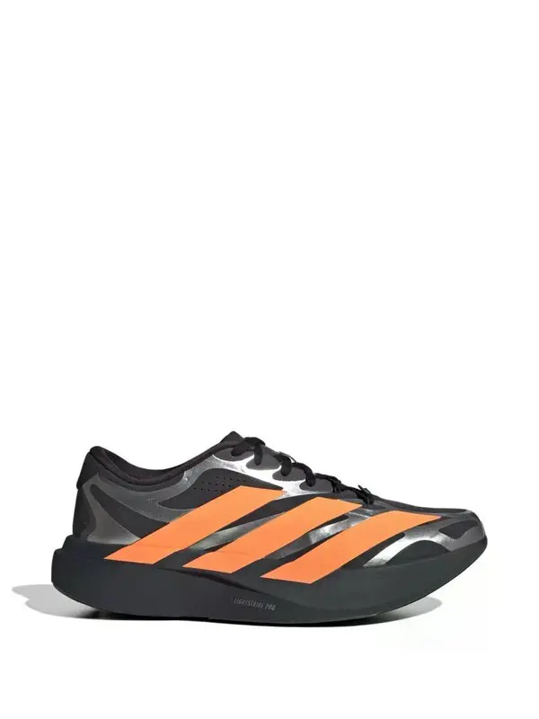 Adidas Adizero Evo Striped Metallic Sneakers - Black