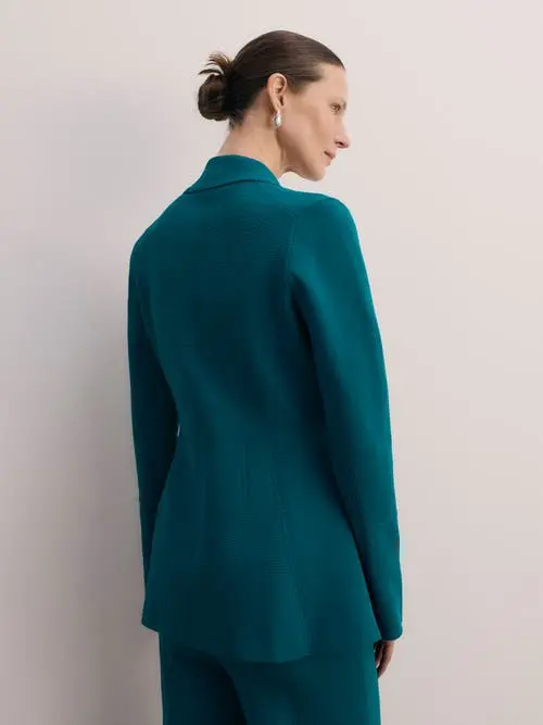 The Fold Somerton Sculpt Knit Blazer
