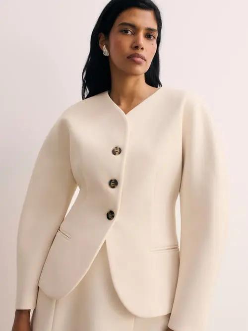 The Fold Ravello Long Sleeve Tailored Jacket