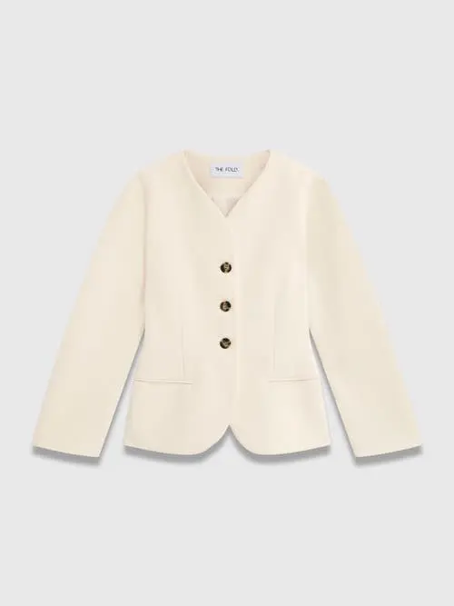 The Fold Ravello Long Sleeve Tailored Jacket
