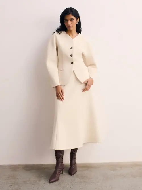 The Fold Ravello Long Sleeve Tailored Jacket
