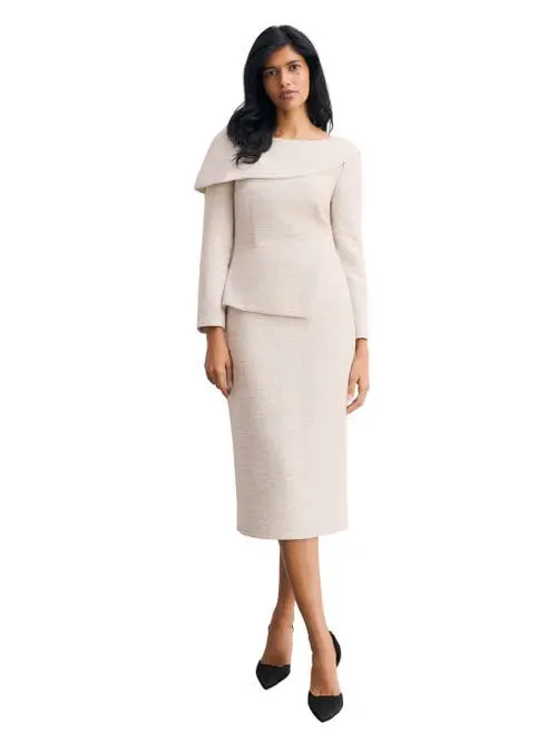 The Fold Palmerston Tweed Dress