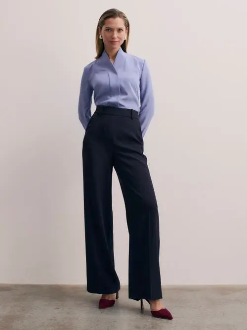 The Fold Bowery Stretch Silk Blouse