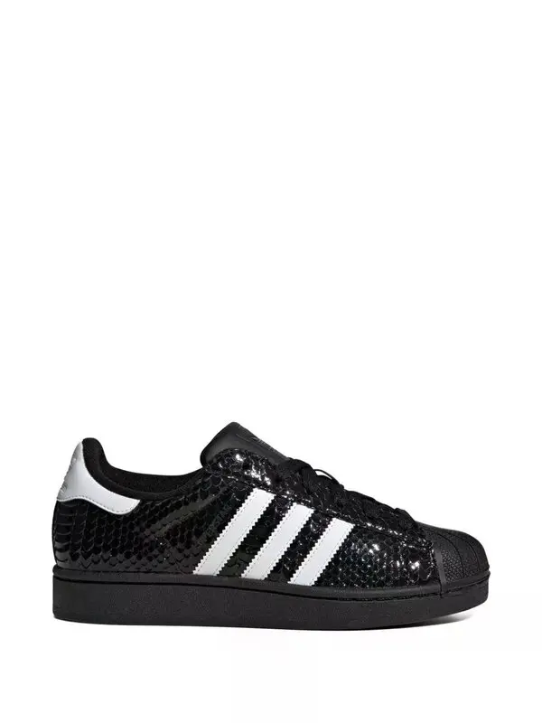 Adidas Snakeskin Stripe Sneakers - Black