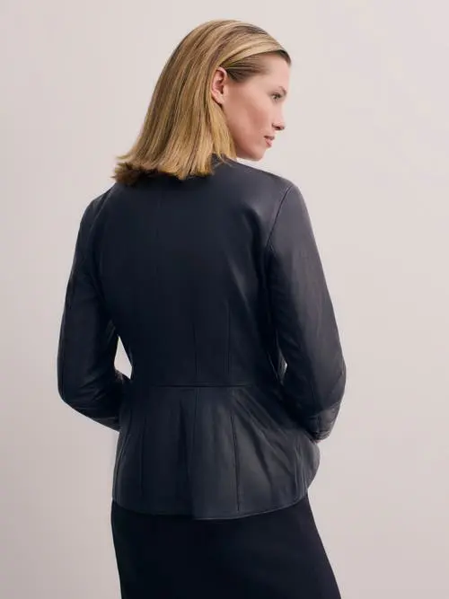 The Fold Ginevra Leather Jacket