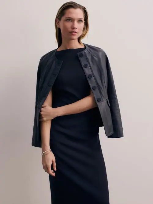 The Fold Ginevra Leather Jacket