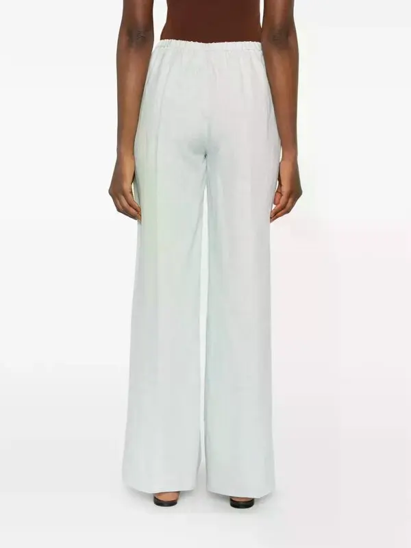 FORTE_FORTE Elasticated-waist Trousers - Blue