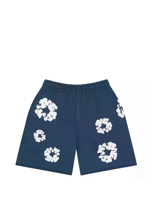DENIM TEARS Wreath Shorts - Blue