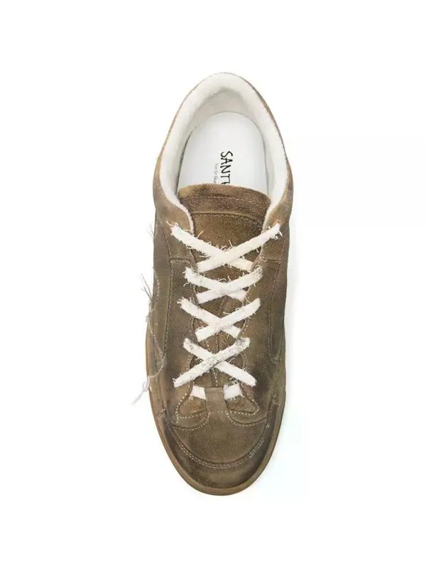 SANTHA Embroidered Low Top Sneakers