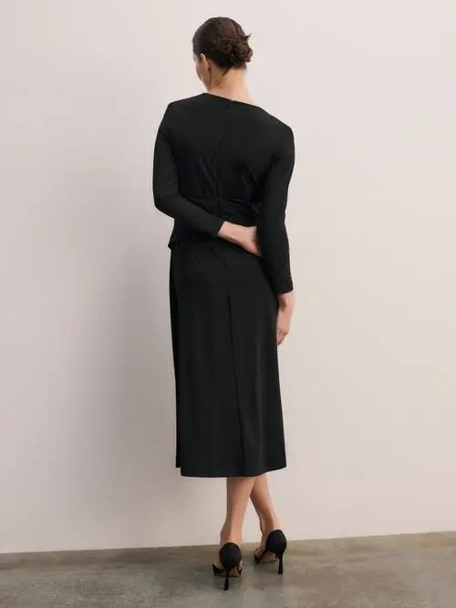 The Fold Auletta Jersey Midi Dress