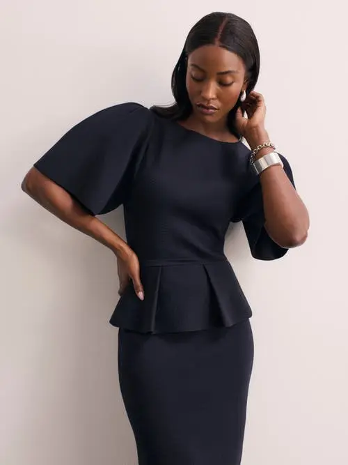The Fold Nocara Sculpt Knit Dress