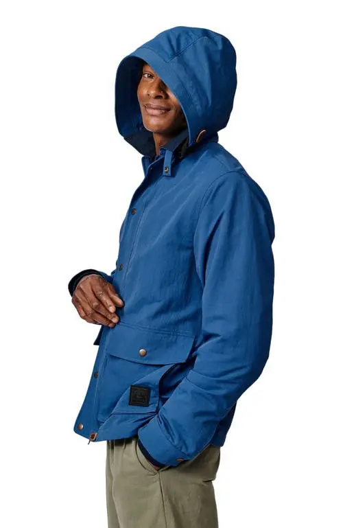 Aubin Eastwood Long Sleeve Hooded Rain Coat
