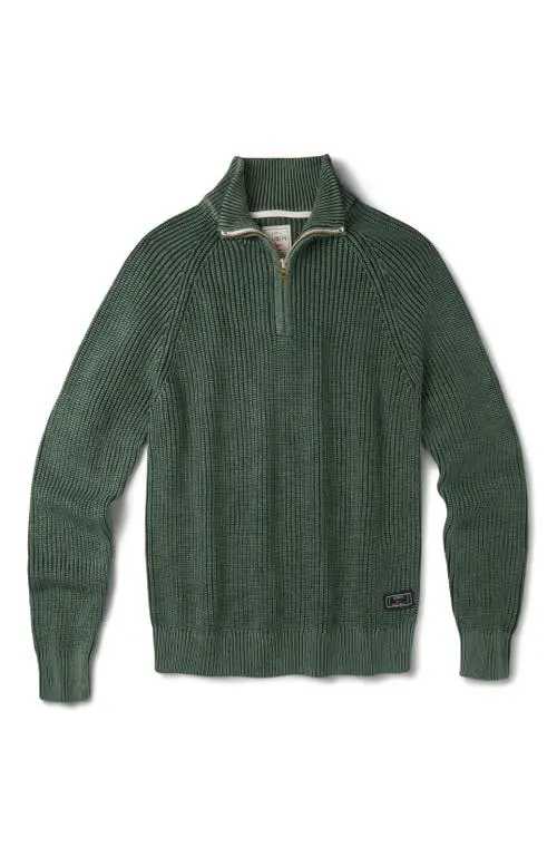 AUBIN Martin Zip Neck Long Sleeve Jumper