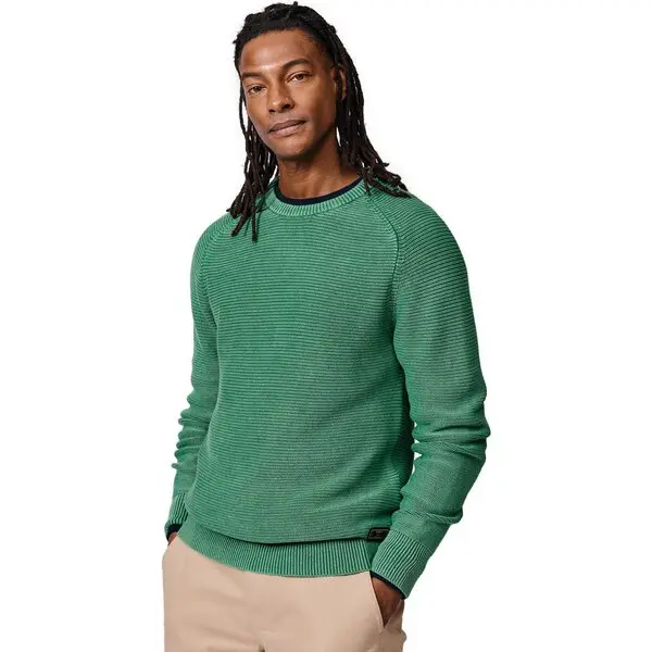 AUBIN Saxilby Tuck Stitch Crew Neck Jumper