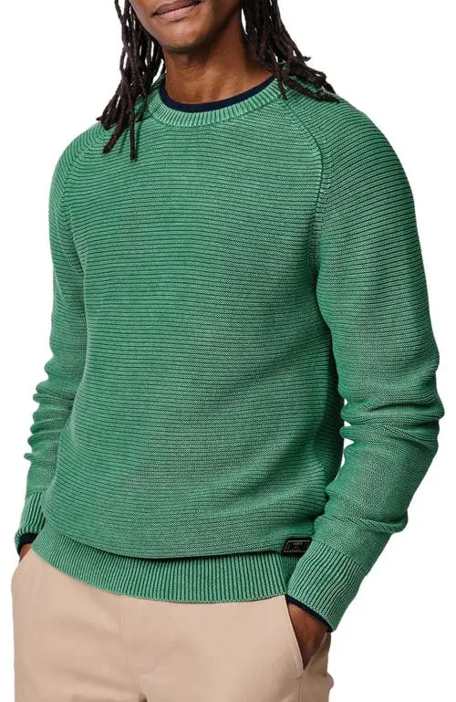 AUBIN Saxilby Tuck Stitch Crew Neck Jumper