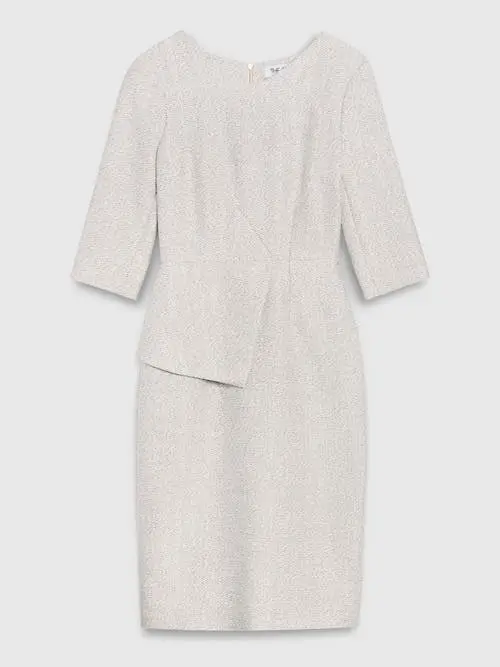 The Fold Eaton Signature Tweed Dress