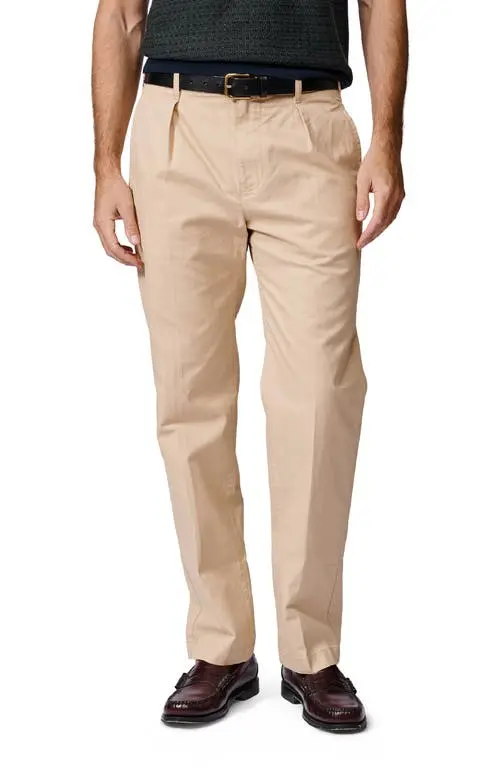 AUBIN Mareham Relaxed Fit Suit Trousers - Sand