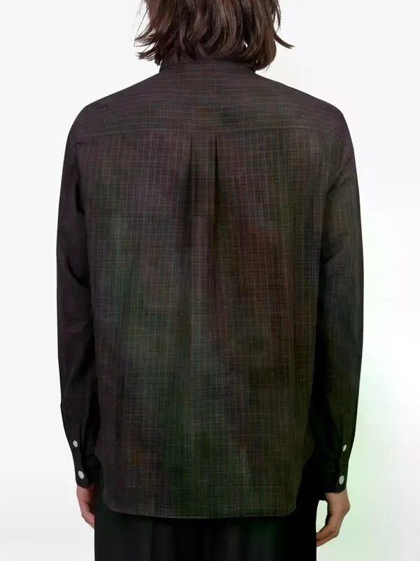 ANOTHER ASPECT Checked Chest-pocket Shirt