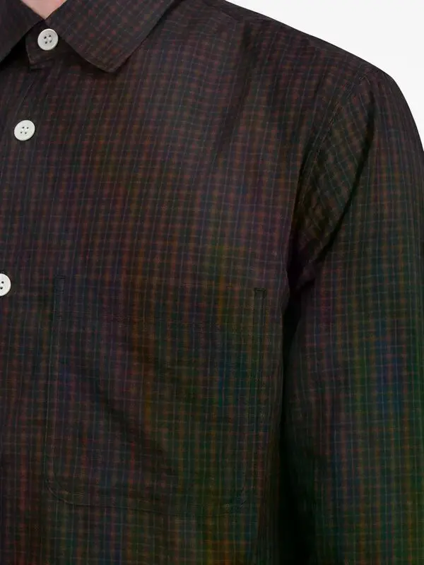 ANOTHER ASPECT Checked Chest-pocket Shirt