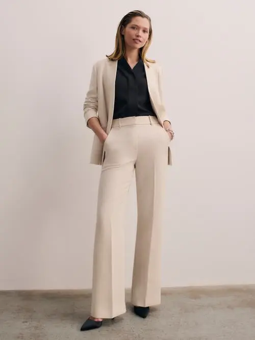 The Fold Clever Crepe Doppio Alzira Trousers