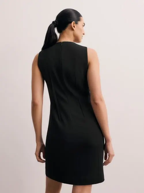 The Fold Sanmero Crepe Shift Dress