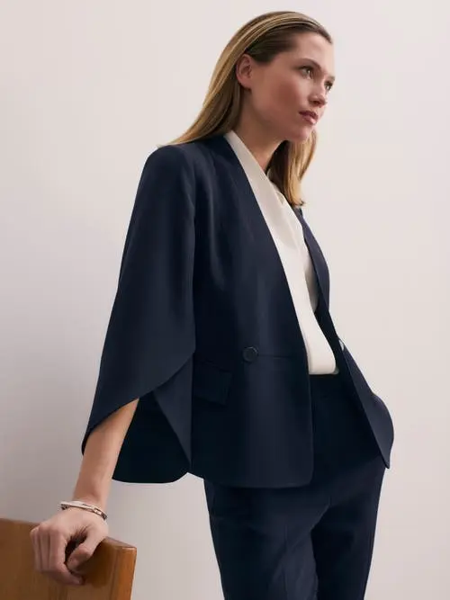 The Fold Clever Crepe Ansdell Blazer
