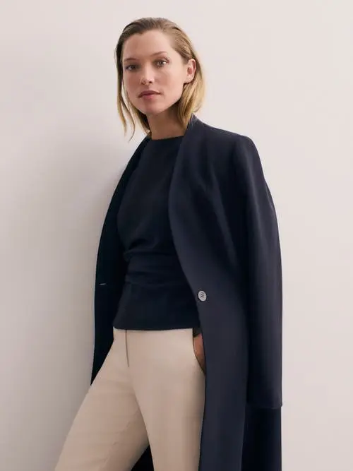 The Fold Finchley Crepe Coat