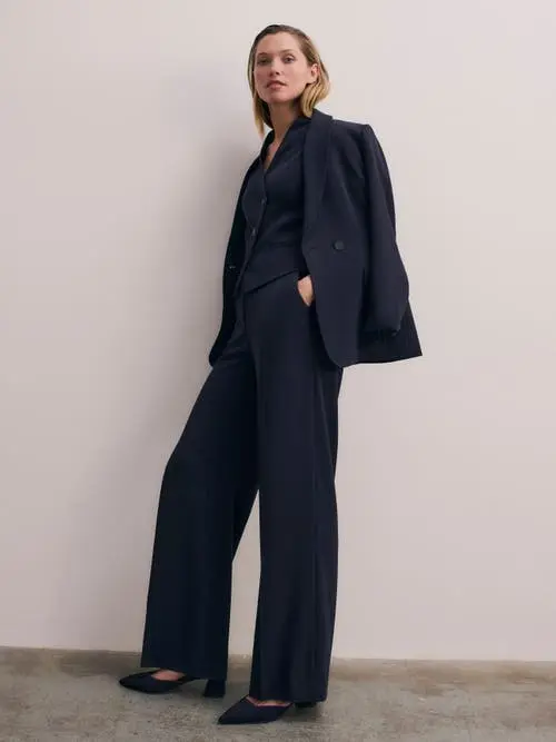 The Fold Romney Waistcoat - Navy
