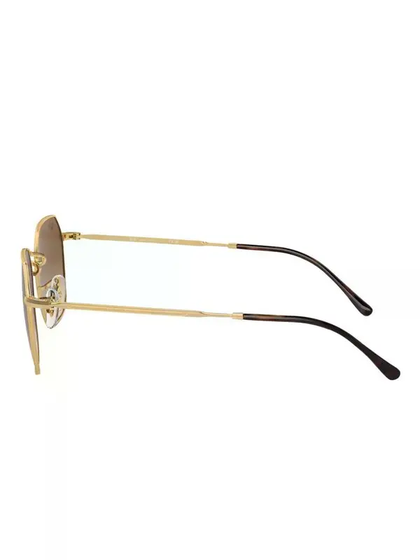 Ray-ban Square Frame Sunglasses - Gold