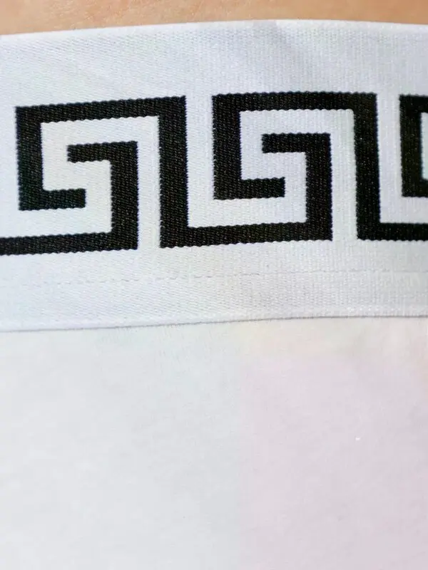 Versace Medusa Trim Boxer Briefs - White