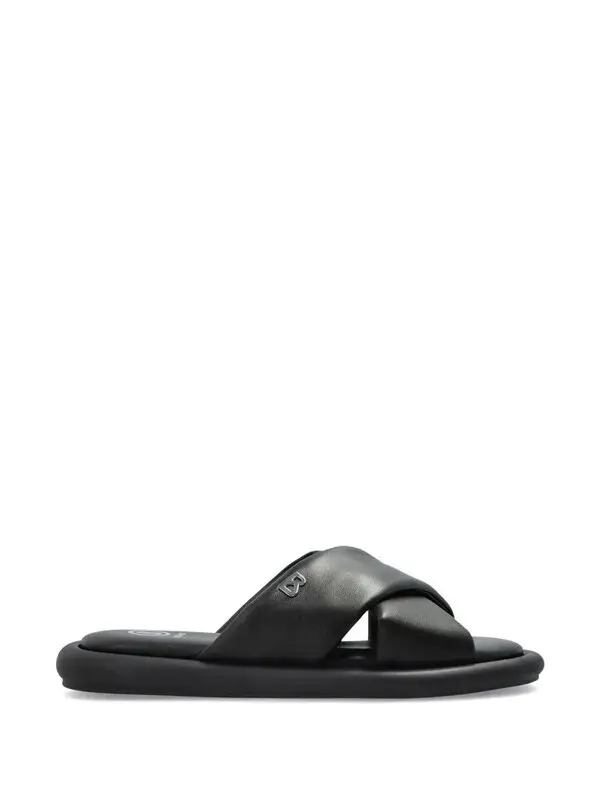 Bogner Portofino Crossover-strap Sandals - Black