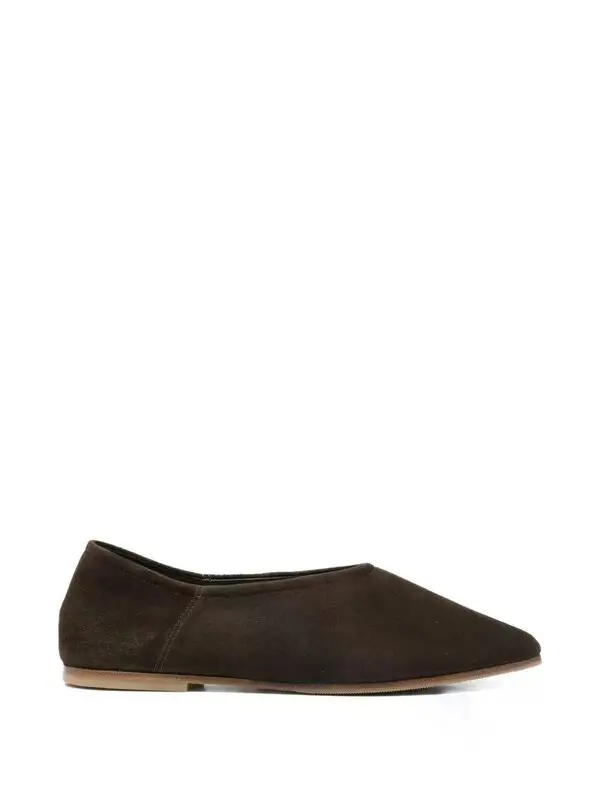 BABÚ MILANO Pointed-toe Ballet Flats