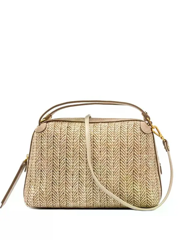 GIANNI CHIARINI Woven Handle Tote Bag - Neutrals