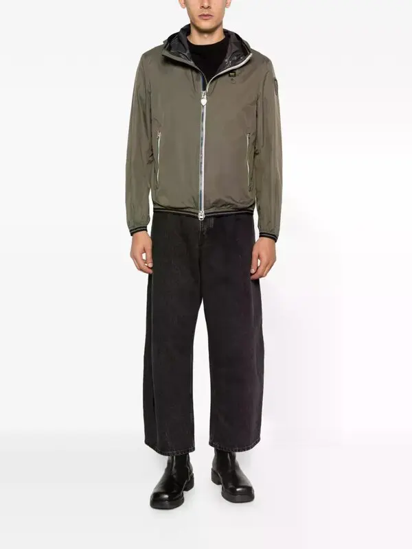 BLAUER. Zip Jacket - Green