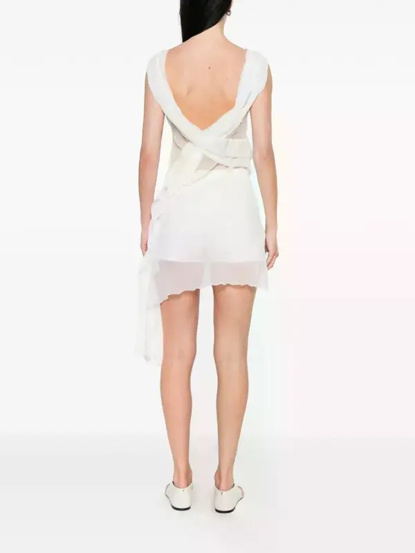 Gimaguas Boa Asymmetrical Dress